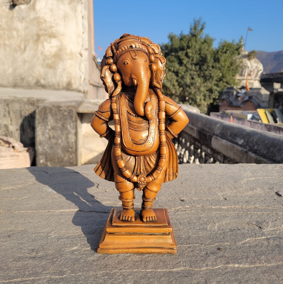 Large Standing Ganesha Tall Statue for Outdoor, Big Ganesha Idol Statue ...