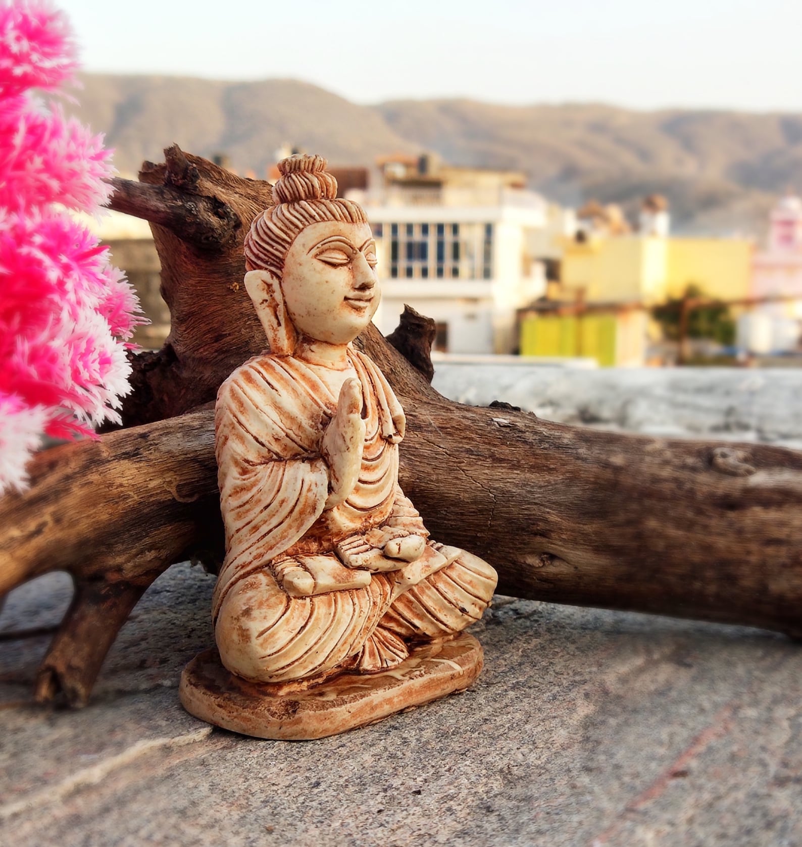 Vintage Meditating Buddha Statue, Ceramic Buddha Statue, Antique Buddha ...