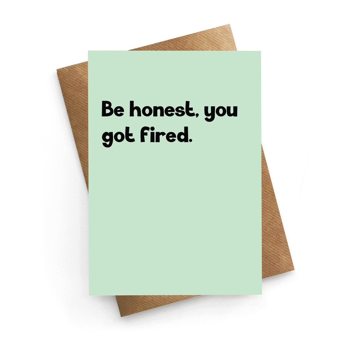 Funny New Job Card, Work Friend Leaving Card, Sorry You're Leaving ...