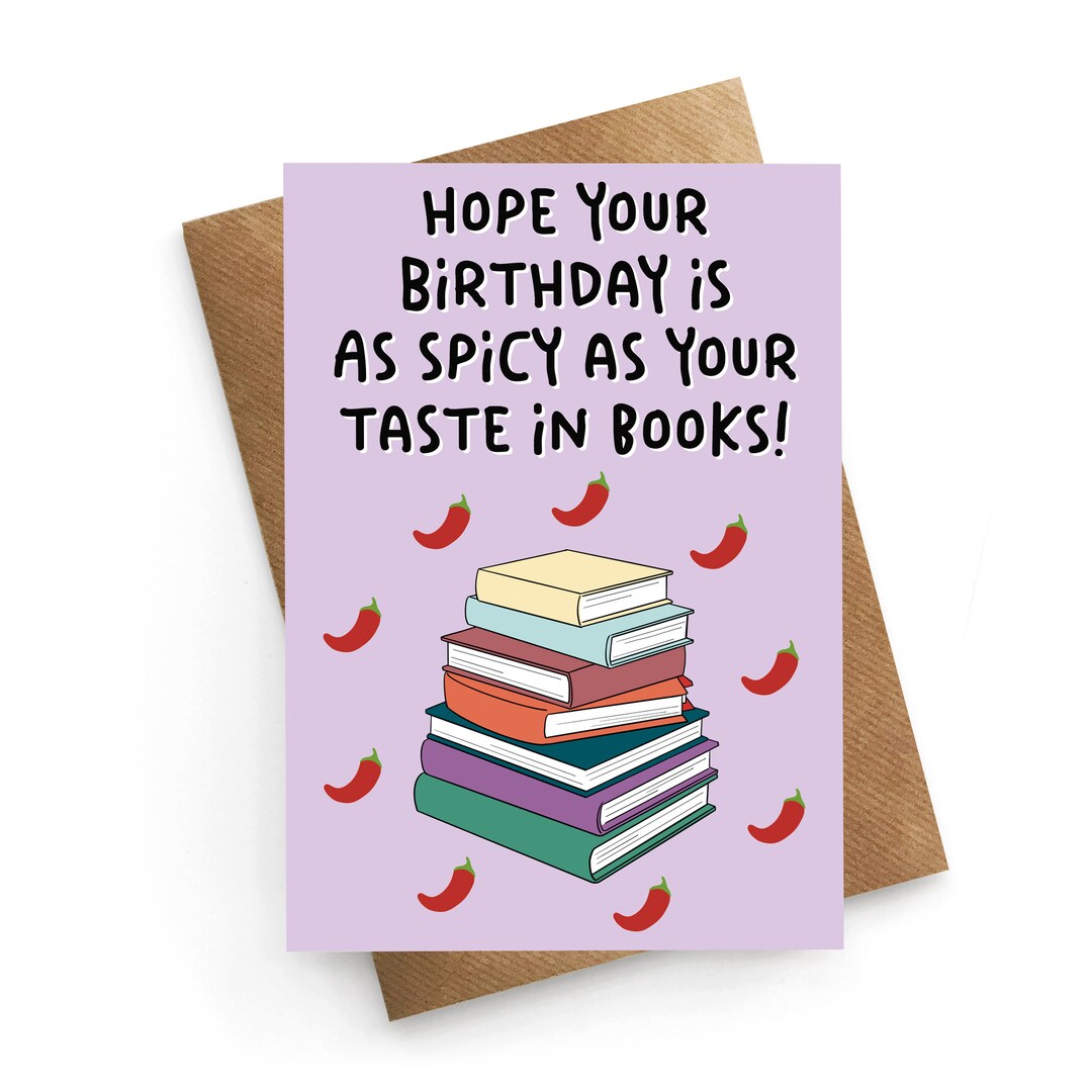 Book Lover Birthday Card, Friend Birthday Card, Reader Birthday Card ...