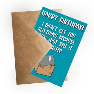 Funny Birthday Card, Vinted Birthday Card, Mum Birthday Card, Friend ...