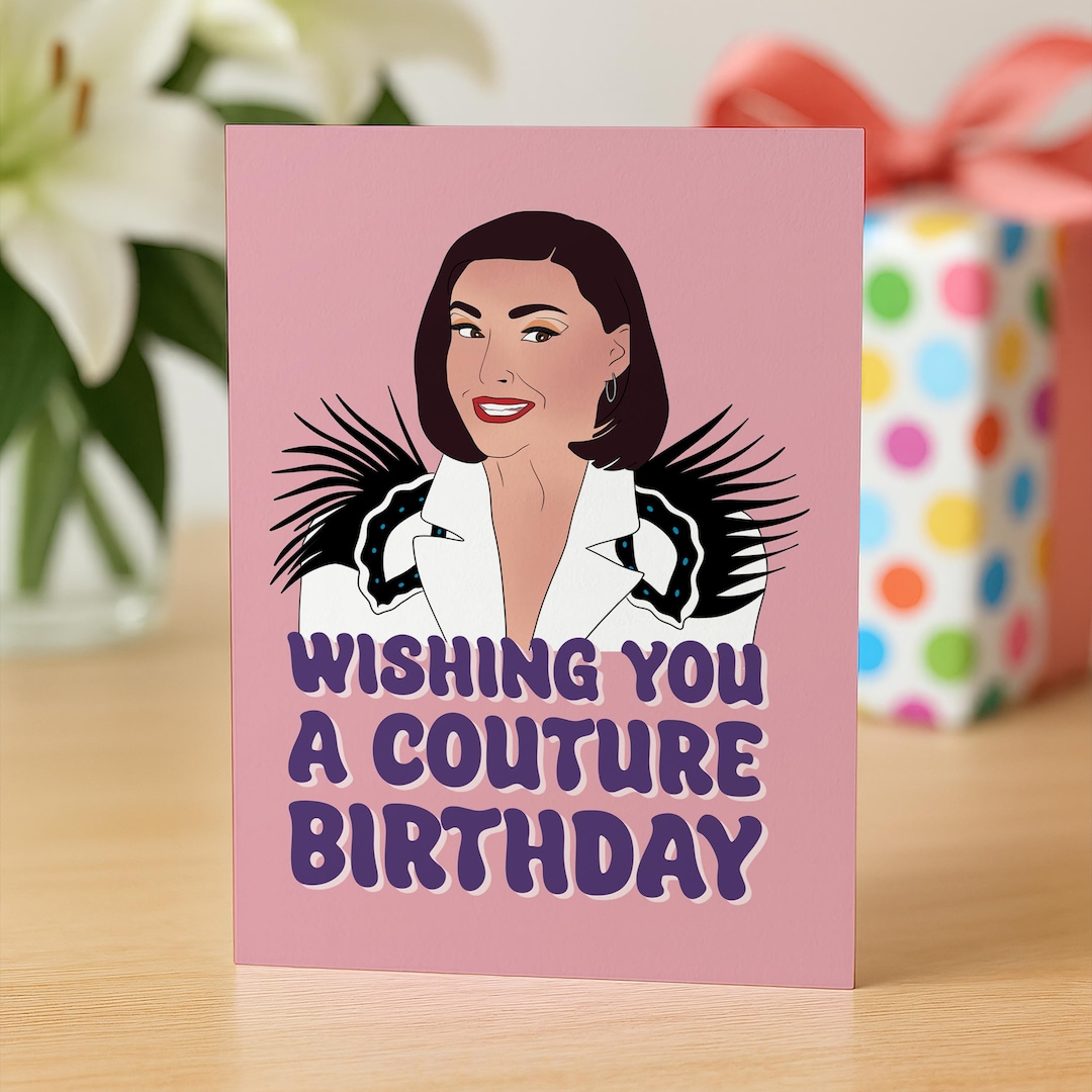Real Housewives Birthday Card, RHOSLC Card, Bronwyn Funny Birthday Card ...