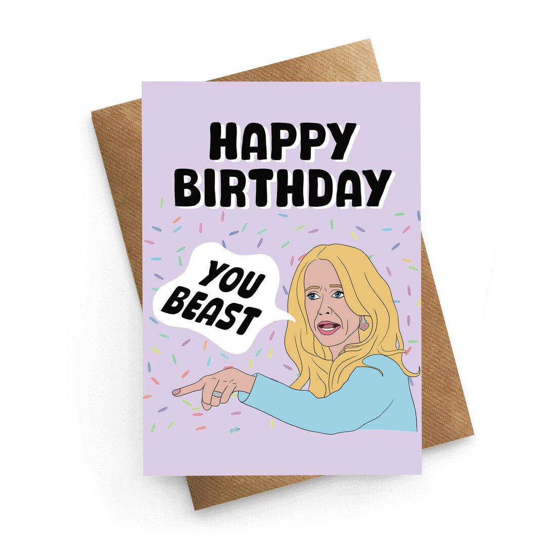 Real Housewives Birthday Card, Kim Richards Birthday Card, Funny ...