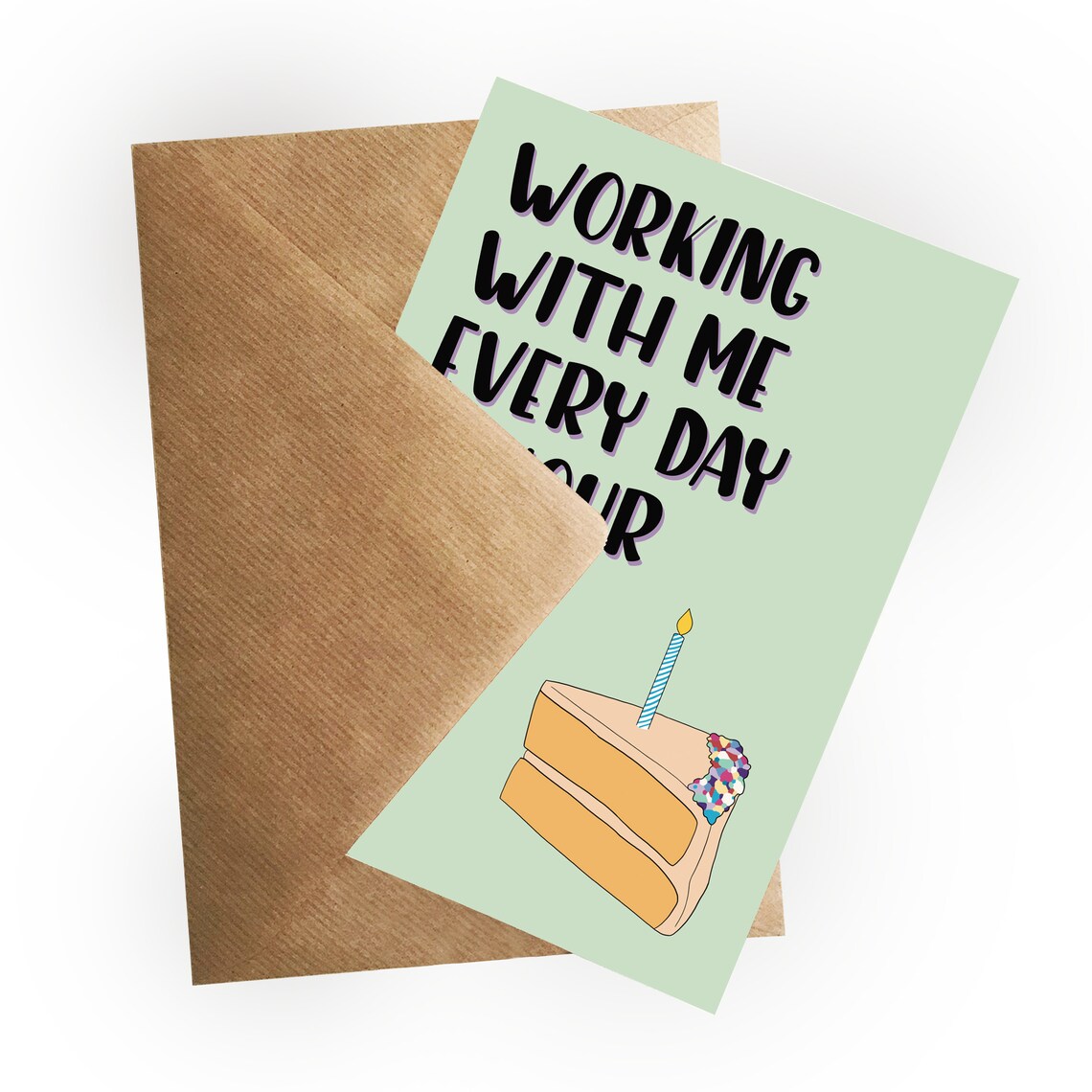 Work Bestie Card Work Friend Birthday Card Coworker Birthday - Etsy