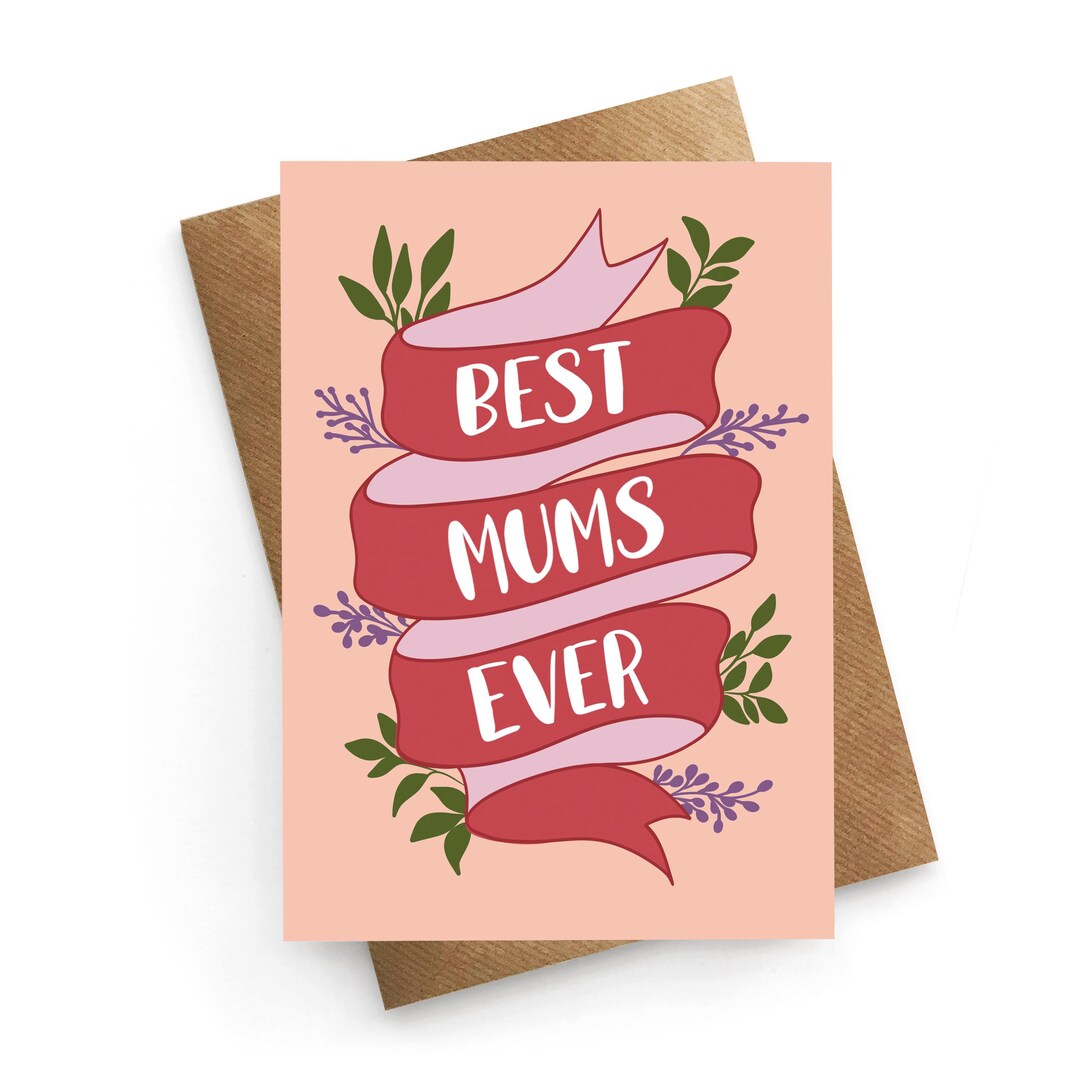 Mothers Day Card Funny, Two Mums Card, Mothers Day Card Mums, Two Mums ...