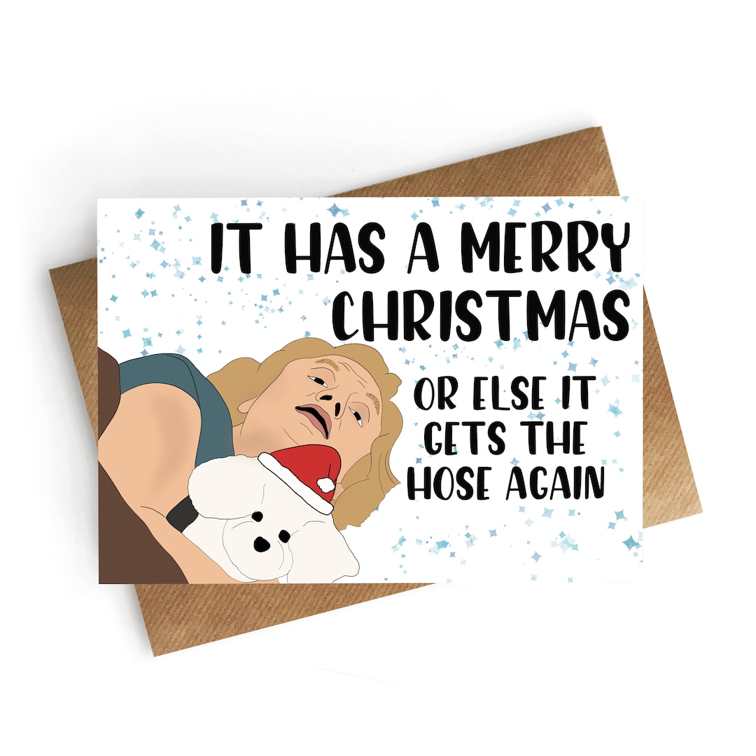 Funny Christmas Cards, Horror Christmas Card, Movie Christmas Card ...