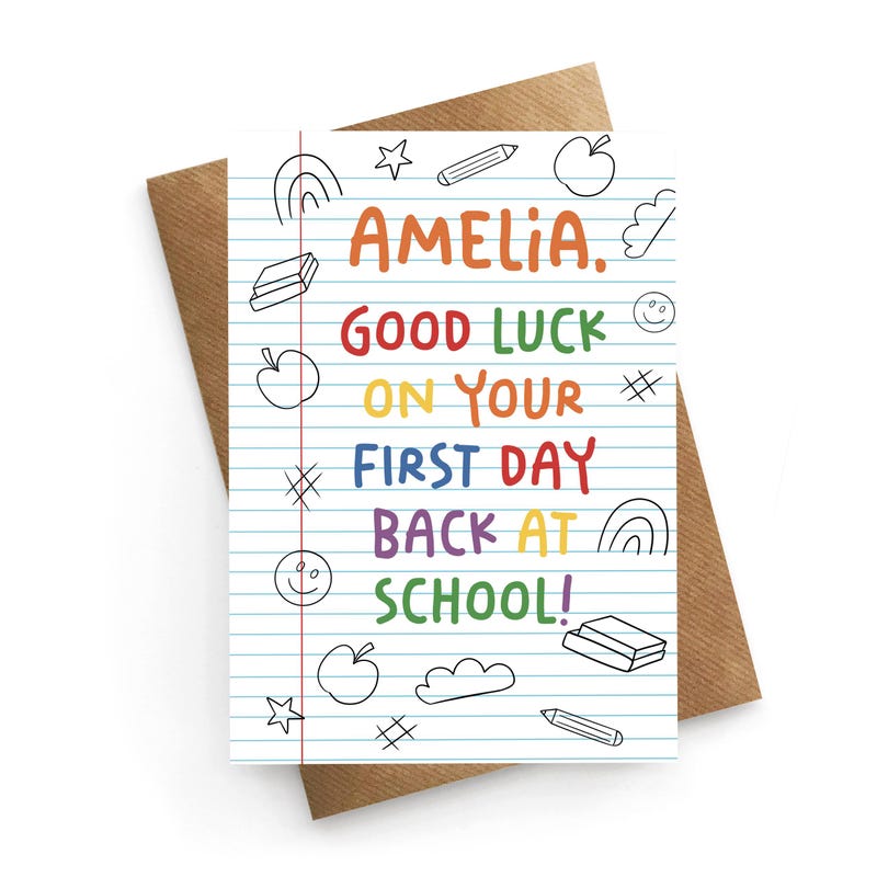 Back to School Cards - Etsy