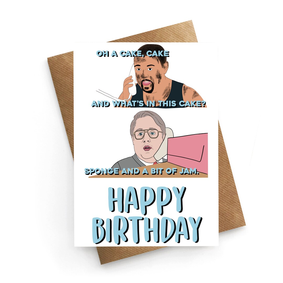 Birthday Card Funny, TV Show Birthday Card, Comedy Birthday Card, Funny ...