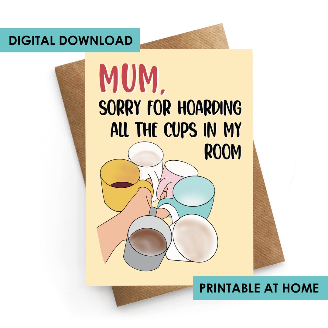 Printable Mothers Day Card, Mothers Day Card Funny, Mothers Day Gift ...