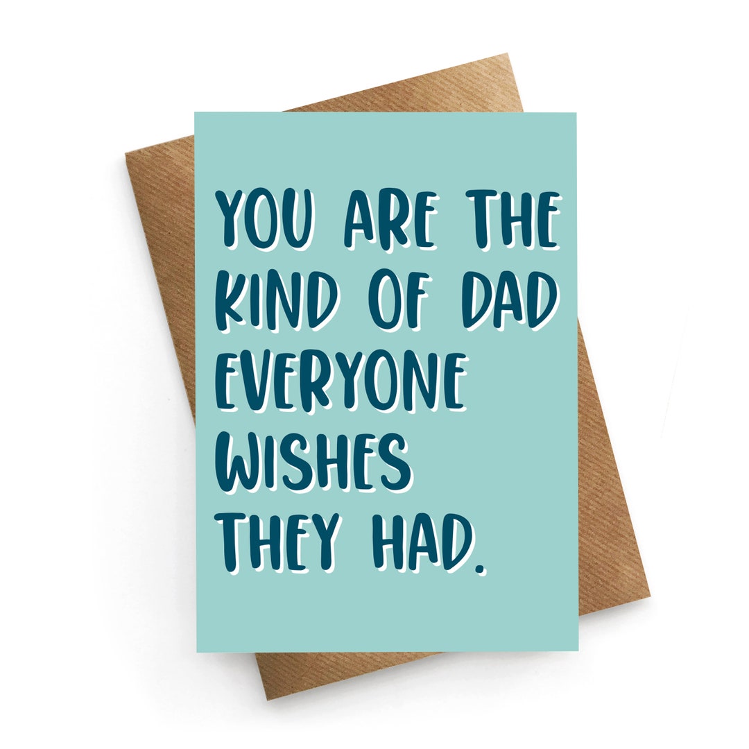 Father's Day Card, Best Dad Card, Like A Dad to Me, Thanks for Being A ...