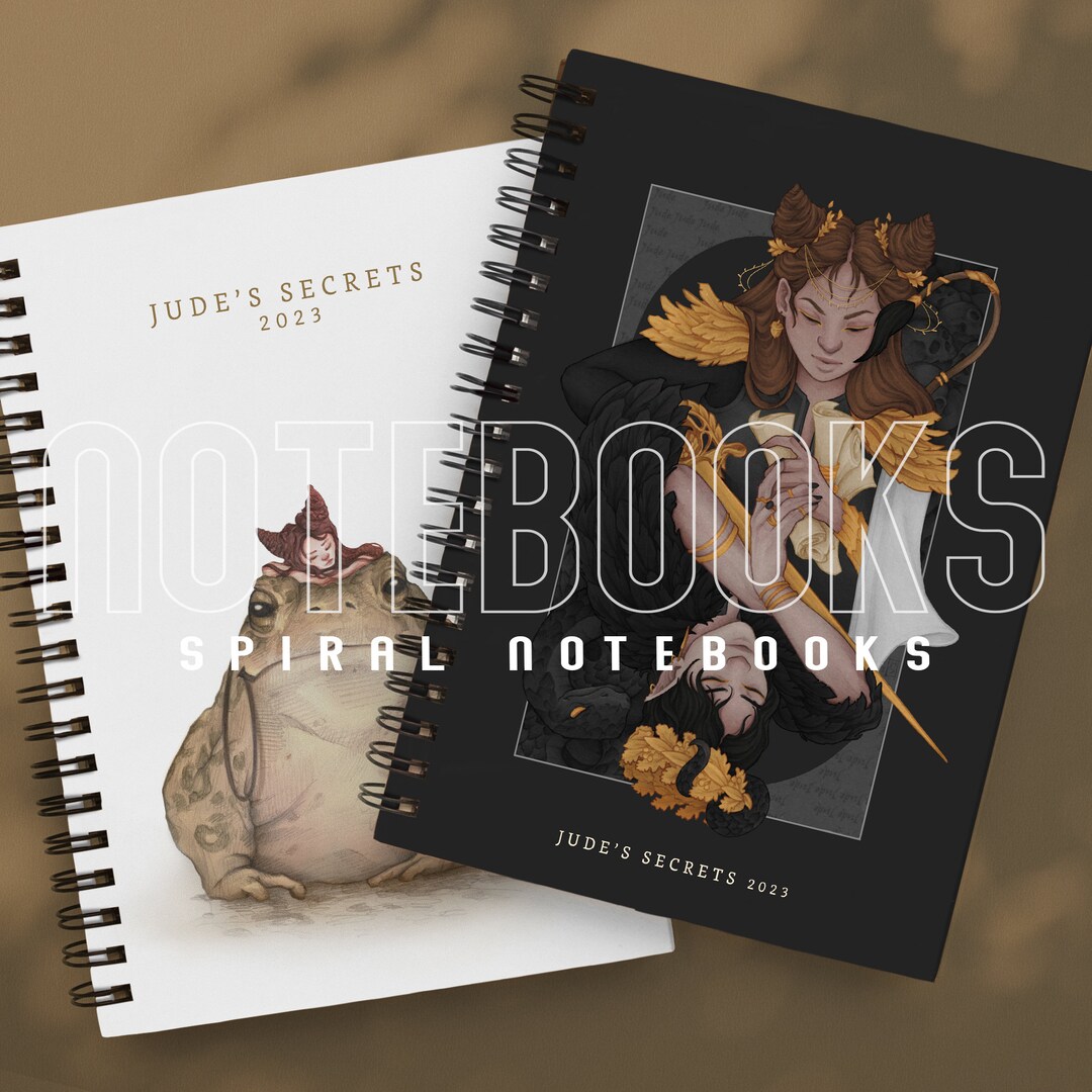 TFOTA Inspired Personalised Spiral Notebooks A4 and A5 Bookish Notebook ...