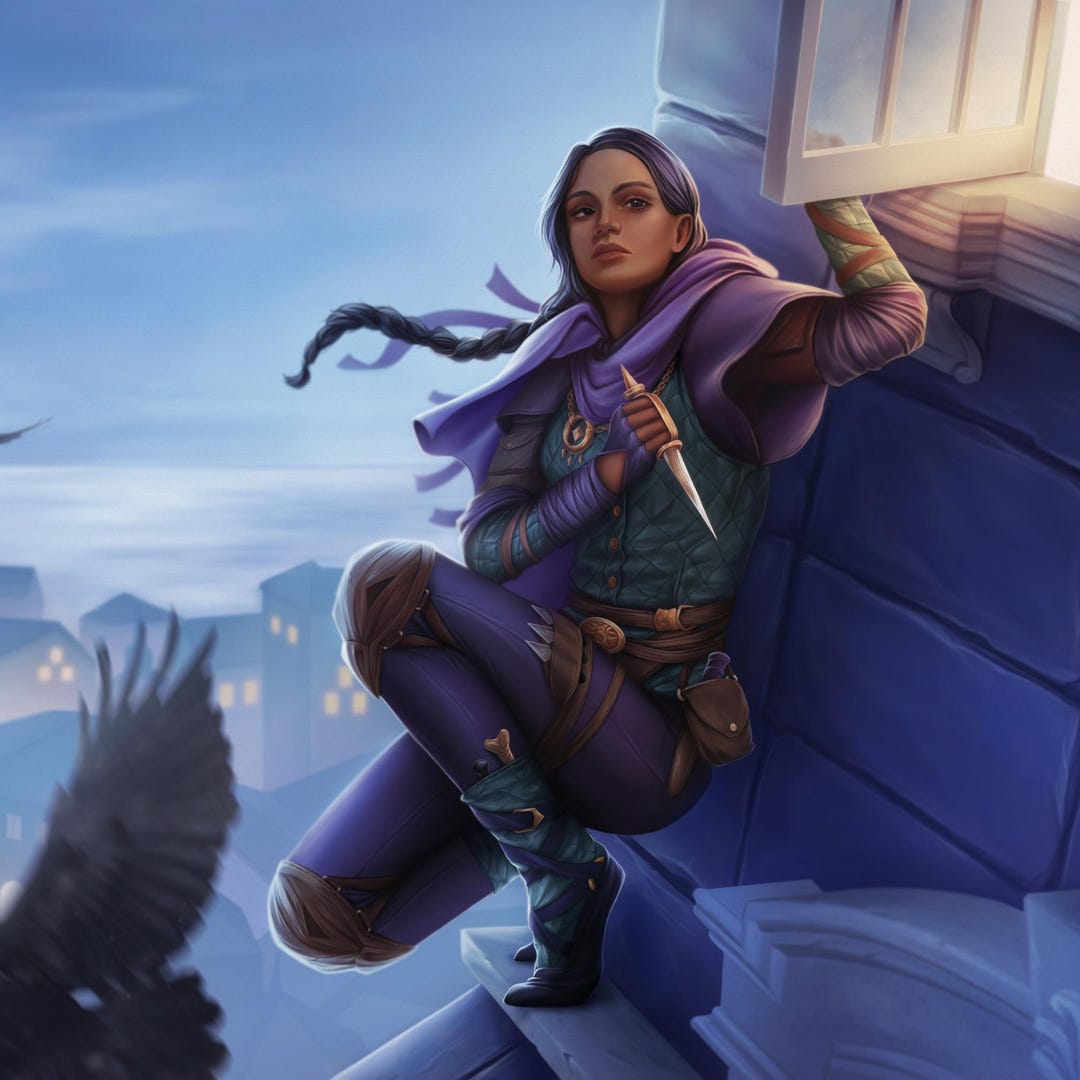 The Wraith| Inej Ghafa | Six of Crows - Etsy