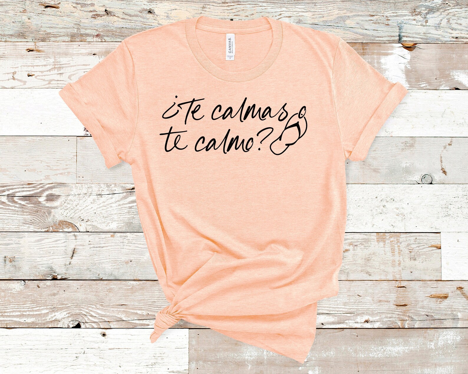 Te Calmas O Te Calmo Tee / Mexican Culture T-shirt for Mom With Spanish ...