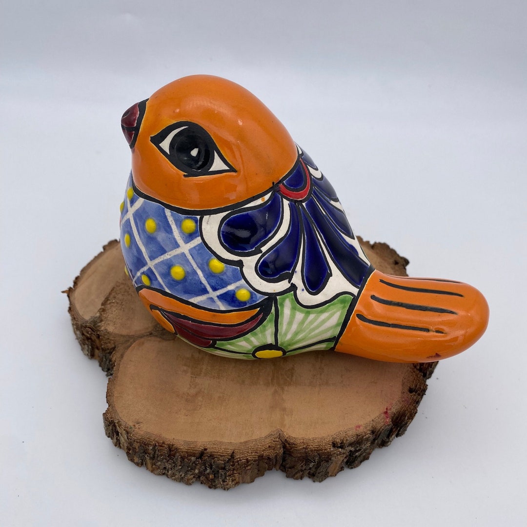 Cute Golden Yellow Talavera Bird. Mexican Ceramic Pottery. - Etsy