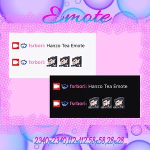 Overwatch 2 Hanzon Emote // Hanzo Emote // Hanzo Tea Emote // Hanzo ...