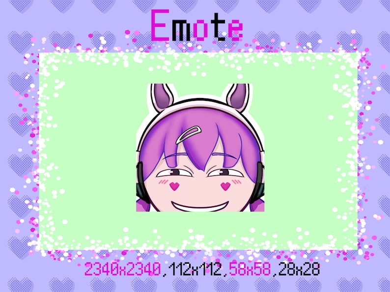 Overwatch 2 D.VA Emote // DVA EDM Emote // Overwatch Emote // Kawaii ...
