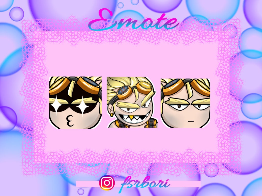 Overwatch 2: Junkrat Emotes // Overwatch Emotes // Chibi Junkrat Emote ...