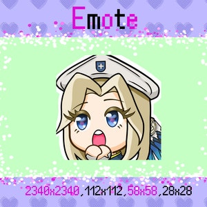 Mercy Emote // Cute Twitch Emote // Kawaii Twitch Emote // Twitch Emote ...
