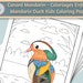 6 Mandarin Duck Birds Coloring Pages for kids Coloring book | Etsy