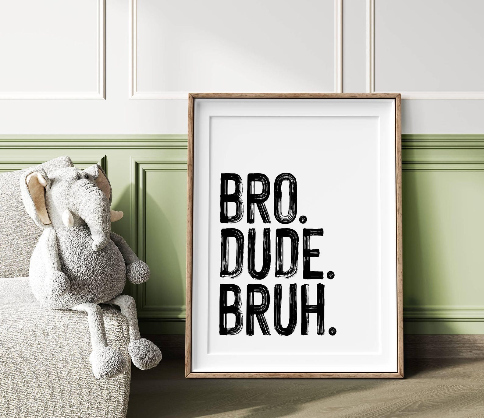 Bro Dude Bruh Printable, Boys Wall Art, Boys Room Wall Decor, Boys Room ...