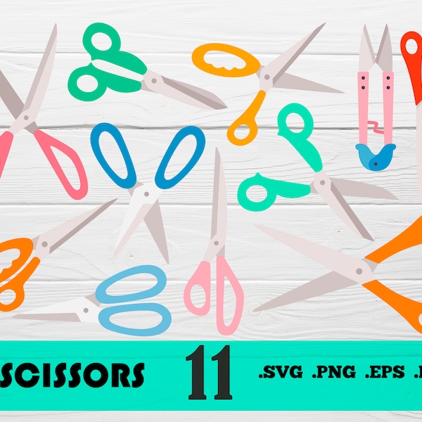 Scissors Svg - Etsy