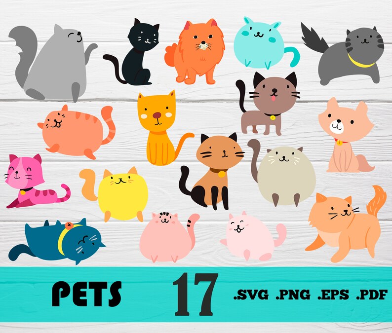 Pets Svg, Home Pet Svg, Cats Svg, Cat Svg, Kitten Svg, Cat Bundle Svg ...