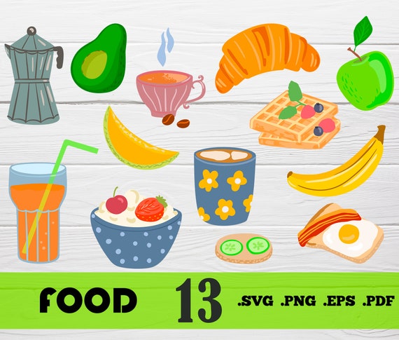 Food Svg Fruits Svg Vegetables Svg Food Files Svg Cup Svg | Etsy