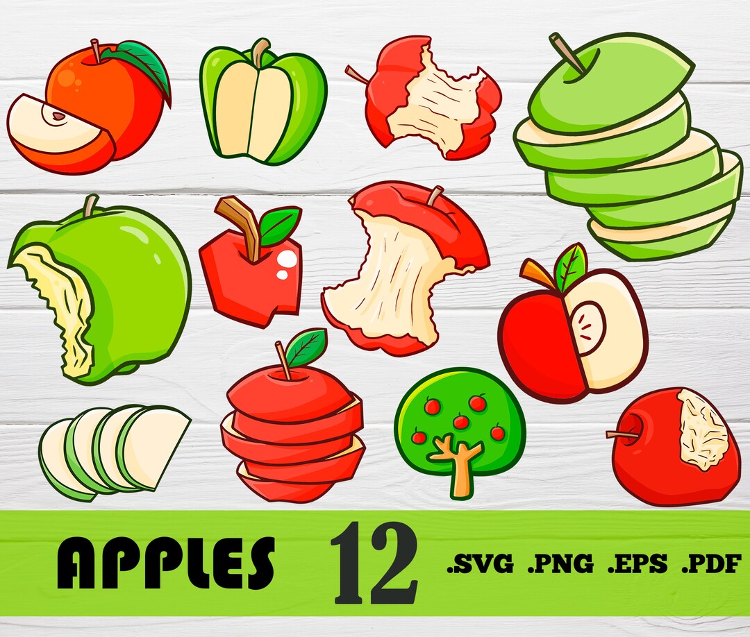 Apples Svg, Fruits Svg, Red Apple Svg, Apple Print File, Fruit Svg ...