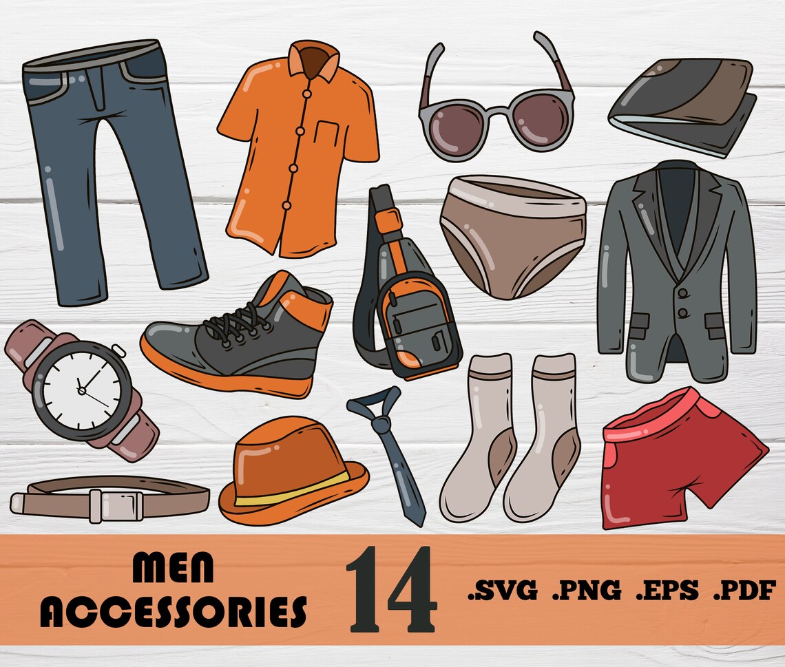 Man Accesorise Svg,man Accesories Svg, Man Clothe Svg, Man Pants,man ...