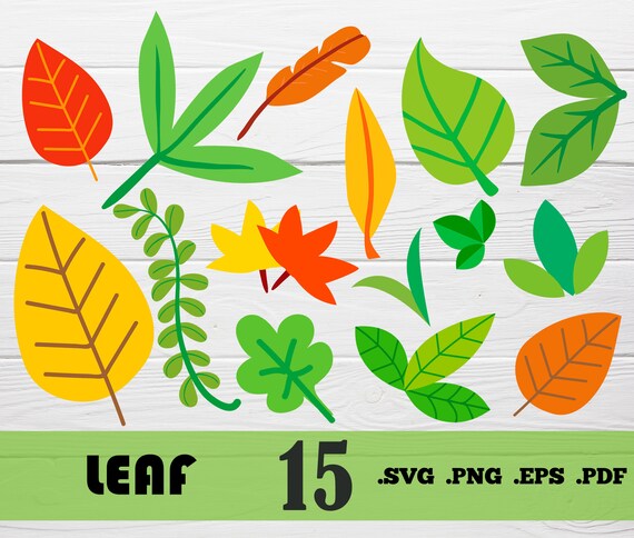 Leaf Svgleaves Svg Tree Leaf Svg File Vector Palm | Etsy