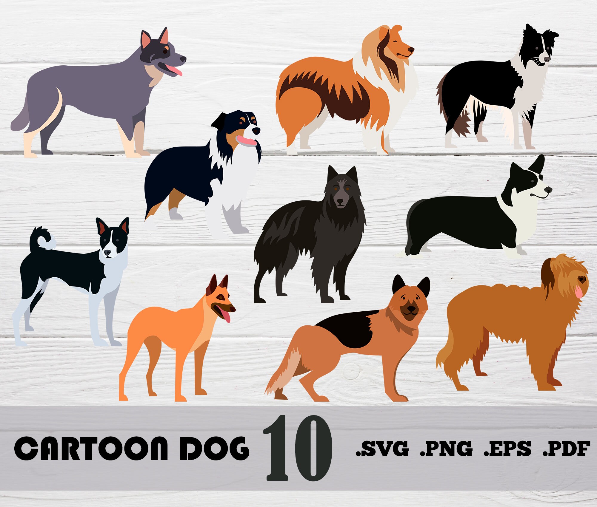 Puppy Svg Dog Svgdog Clipart Svgcartoon Dog Dog Svg Paw - Etsy