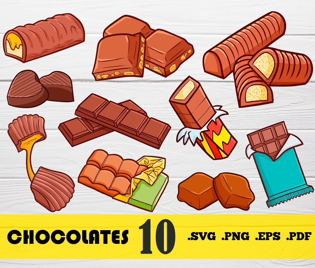 Chocolates Svg,chocolate Products Svg,chocolate Svg,chocolate Clipart ...