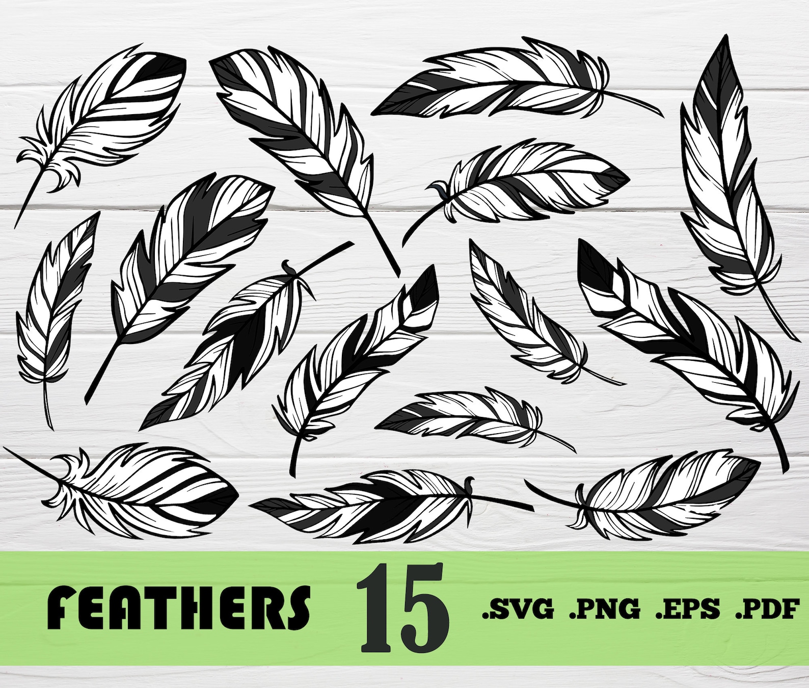 Feathers Svg,feather SVG, Feather Svg Bundle, Feather Clipart, Boho ...
