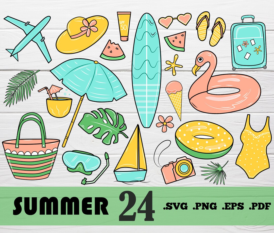 Summer Svg,summer SVG Bundle, Summer Svg, Beach Svg, Summer Design for ...