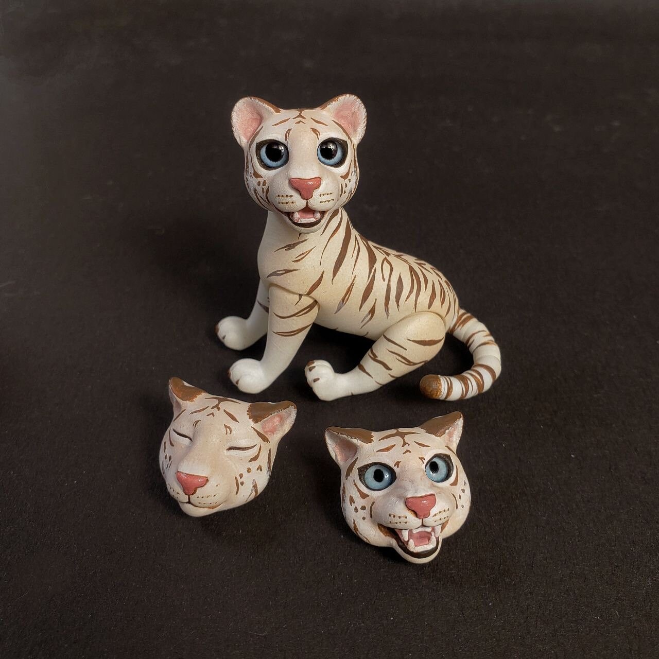 BJD, Custom, Resin Portrait From Photo Figurine, Tiger Gift, Cat Lover ...