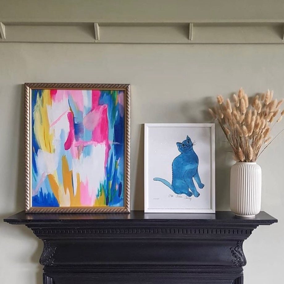 The Freya: Fine Art Abstract Print in A3 or A2 by Lucy Donovan - Etsy UK