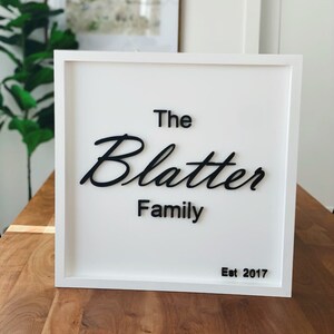 Square Custom Name Sign - Etsy