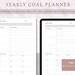 Printable Yearly Goal Planner | A4, A5, Letter, Half Letter | Year-long ...