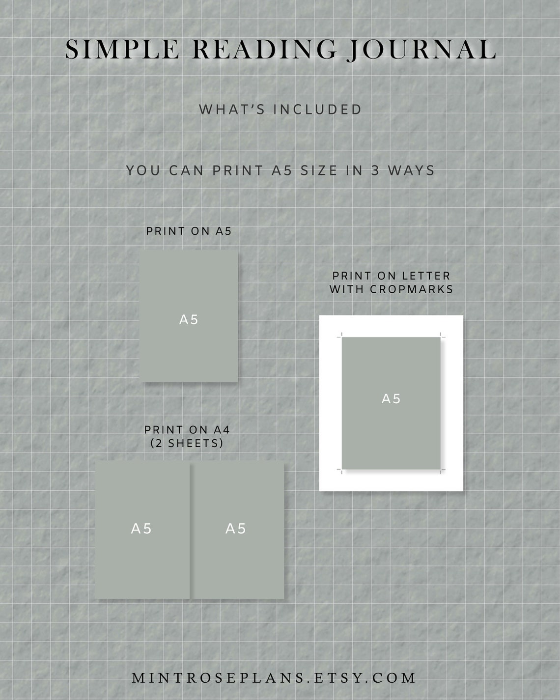 Printable Reading Journal For Starters After Reading Book | Etsy