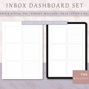 Printable Inbox Planner Dashboard, Brain Dump List, Get It Done List ...