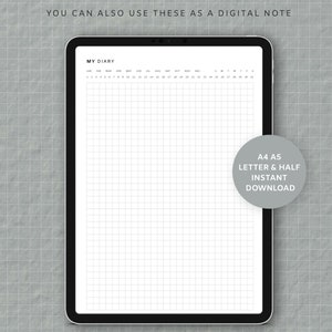 Printable & Digital Day Reflection Journal Pages Lined Dot | Etsy