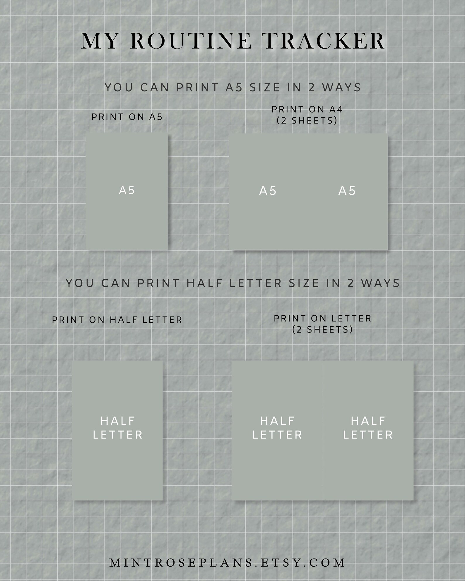 Daily Routine Tracker Printable & Editable PDF Weekly Habit | Etsy