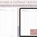 Income & Expense Tracker Editable A4 A5 US Letter and Half Printable ...