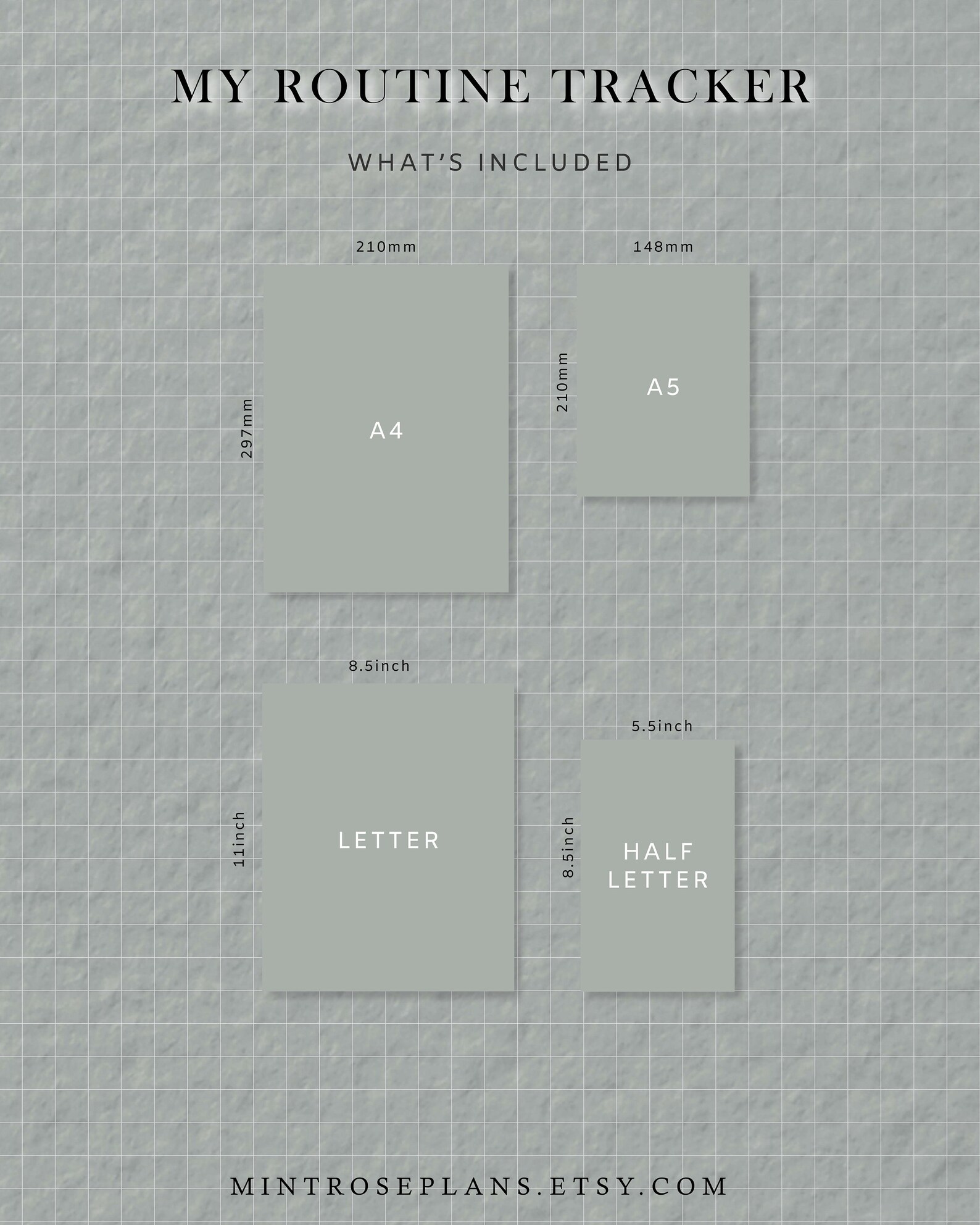 Daily Routine Tracker Printable & Editable PDF Weekly Habit | Etsy