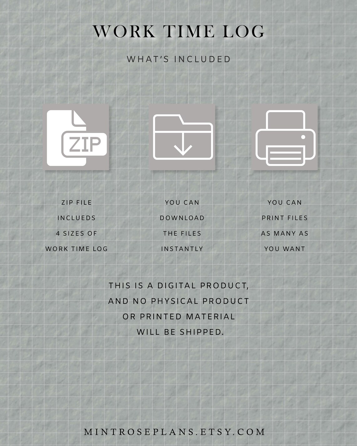 Minimalist Focus Time Tracker Editable PDF Time Sheet | Etsy