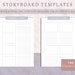 Printable & Digital Storyboard Template, Continuity Notes Template, A4 ...