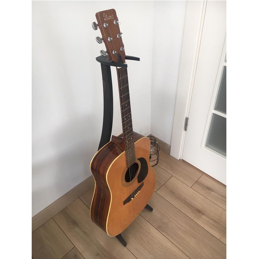 Wooden Acoustic/electric Guitar Stand & Music Stand/personalized - Etsy