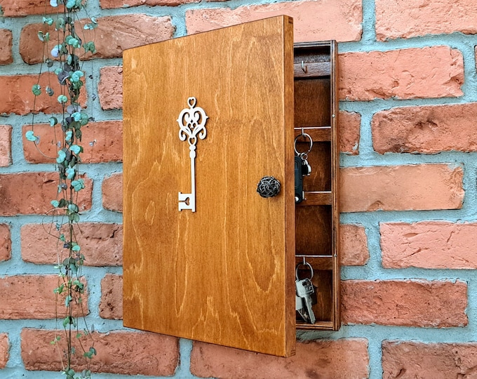 Primitive Style Key Cabinet, Small Key Cabinet Primitive Style, Small ...