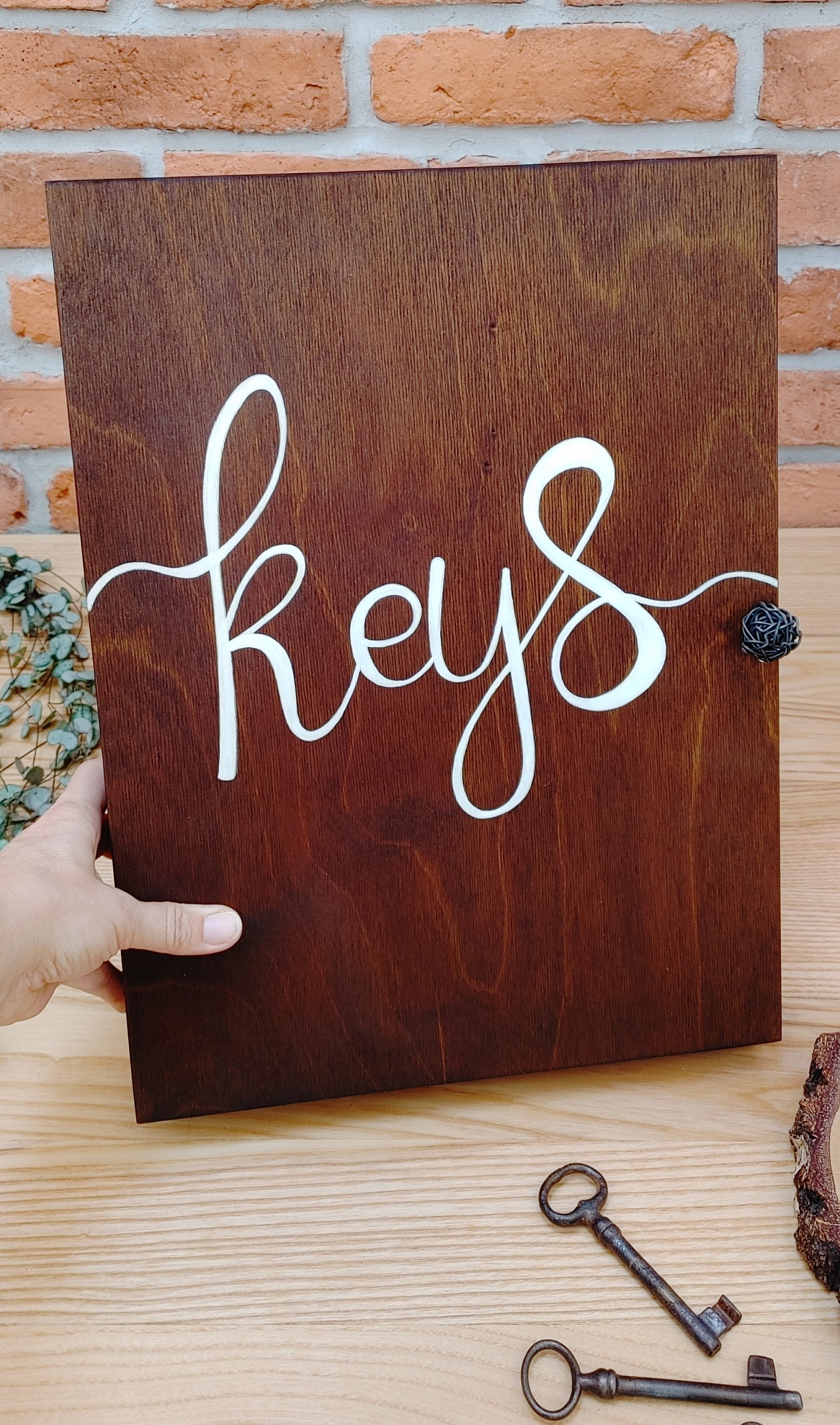 Personalized Family Name Sign Wooden Key Holder Key Hanger - Etsy
