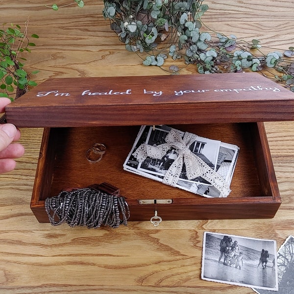 Wooden Box With Lid - Etsy